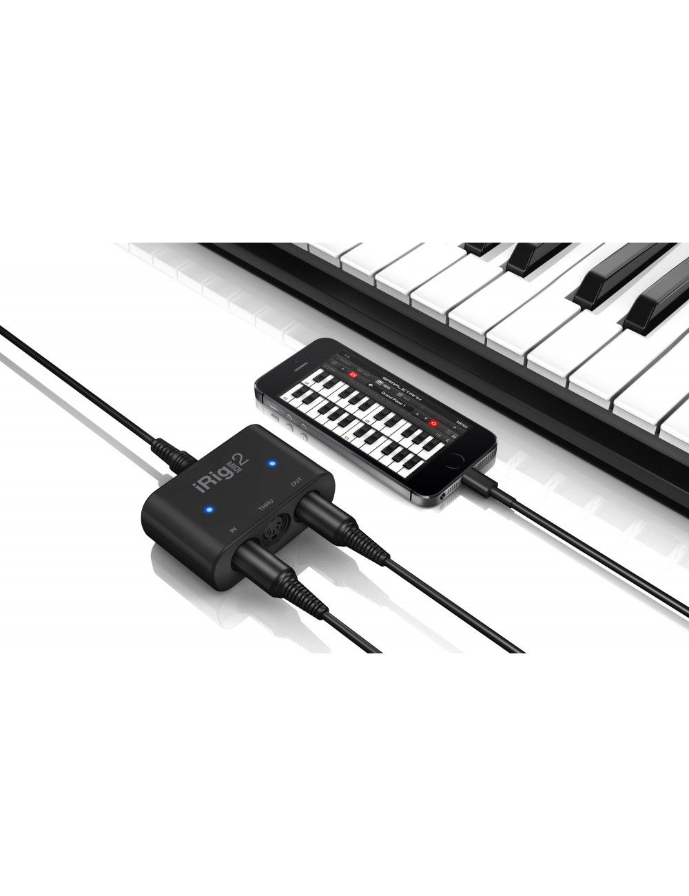 Ik Multimedia iRig MIDI 2 Interfaz Midi Para Iphone y Computadores (mac ...