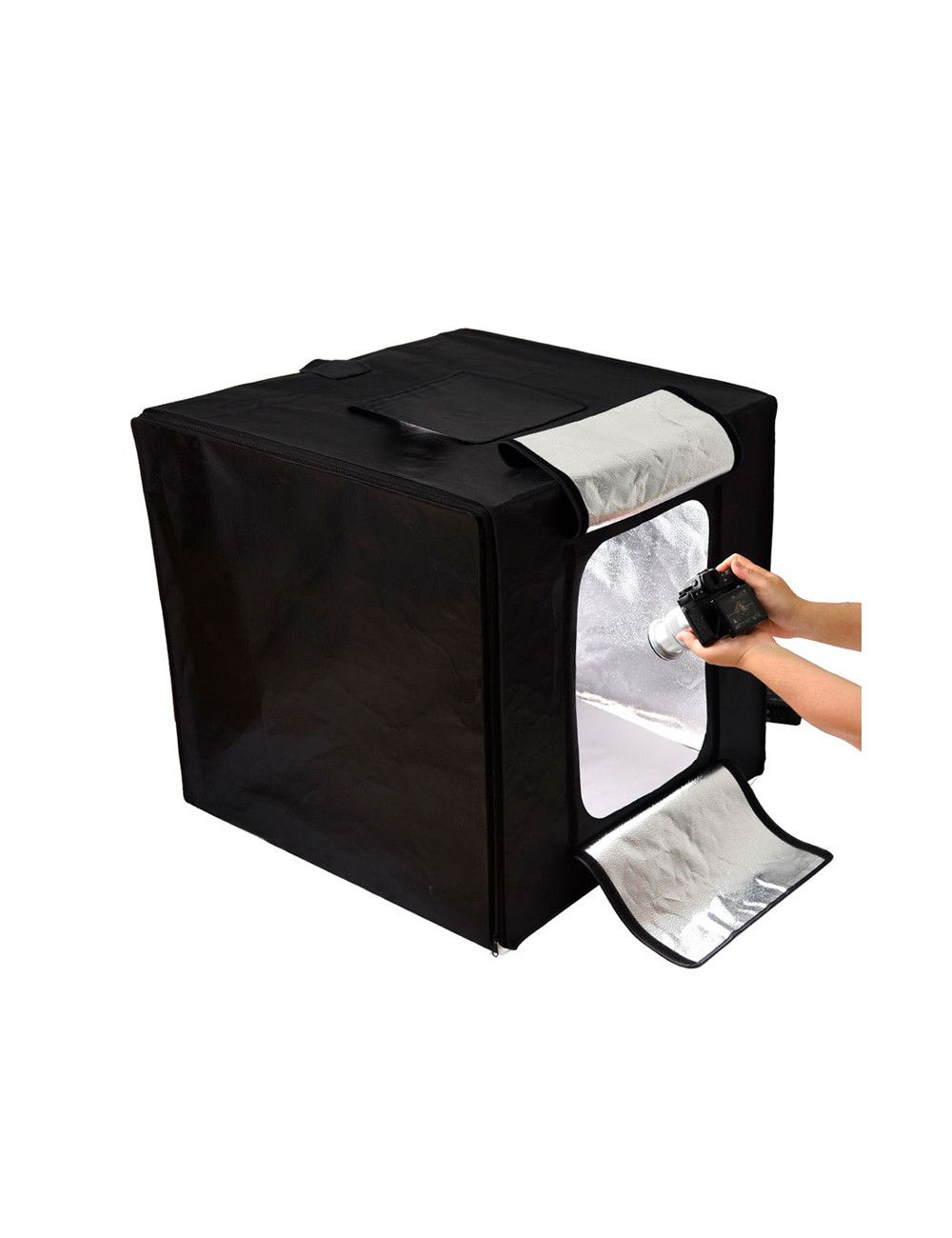 LightBox 60x60x60 cm Con Luz Led con dimmer - Photobox - Mini estudio ...