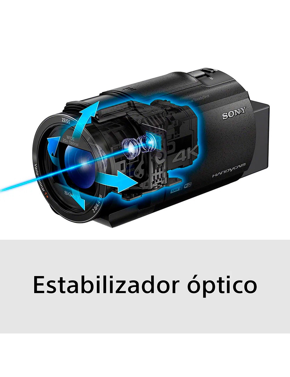 Sony Handycam® 4K AX43A con sensor CMOS Exmor R™ FDR-AX43A/BC FDR-AX43A