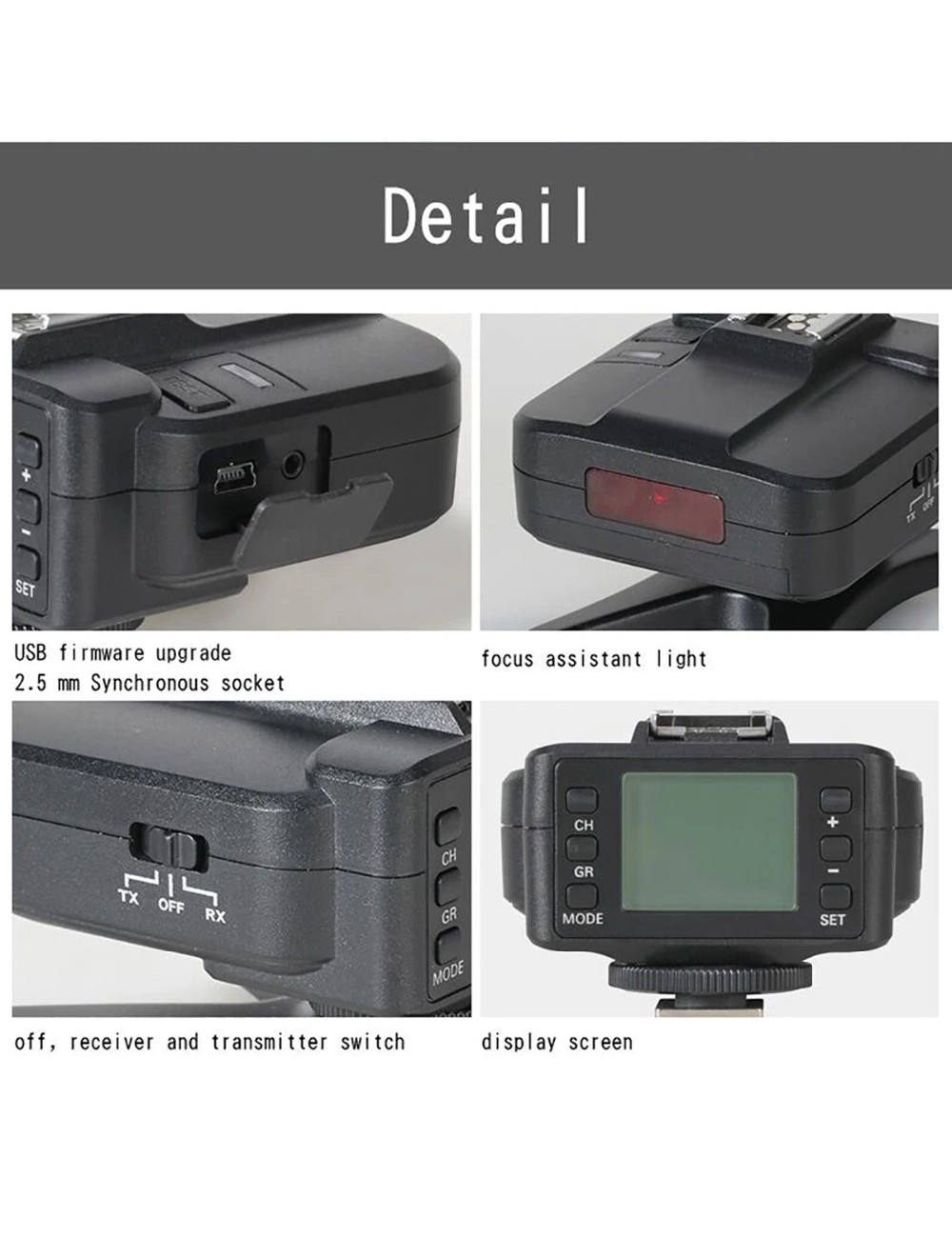 Triopo G2 Trigger Receptor o Transmisor Para Canon