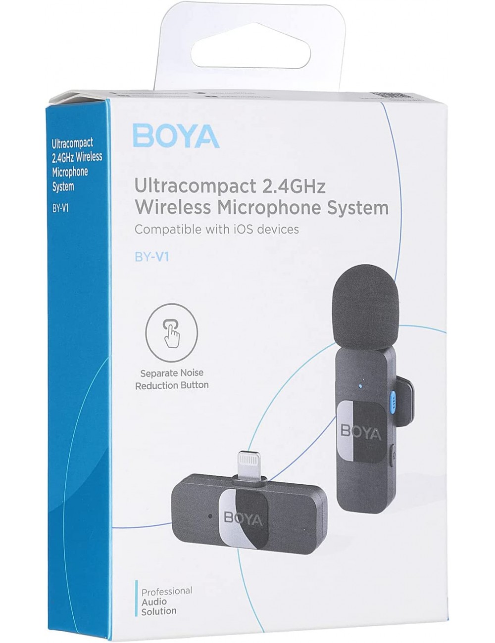Boya BY-V1 Micrófono Inalámbrico Ultra Compacto y Portable 2.4GHz ...