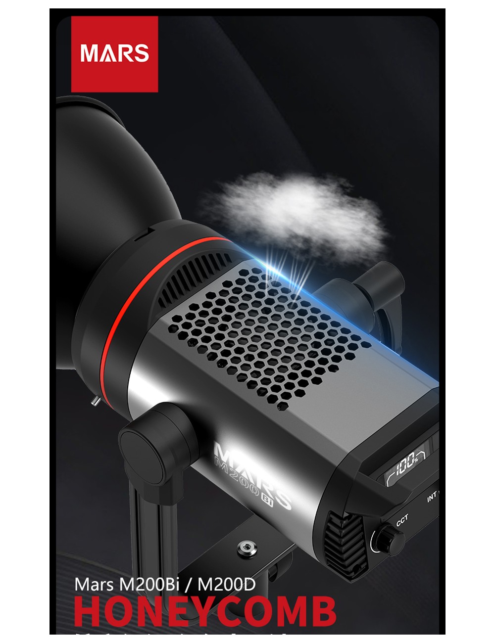 Triopo M-200D Mars Cañón Led 200w Luz Día