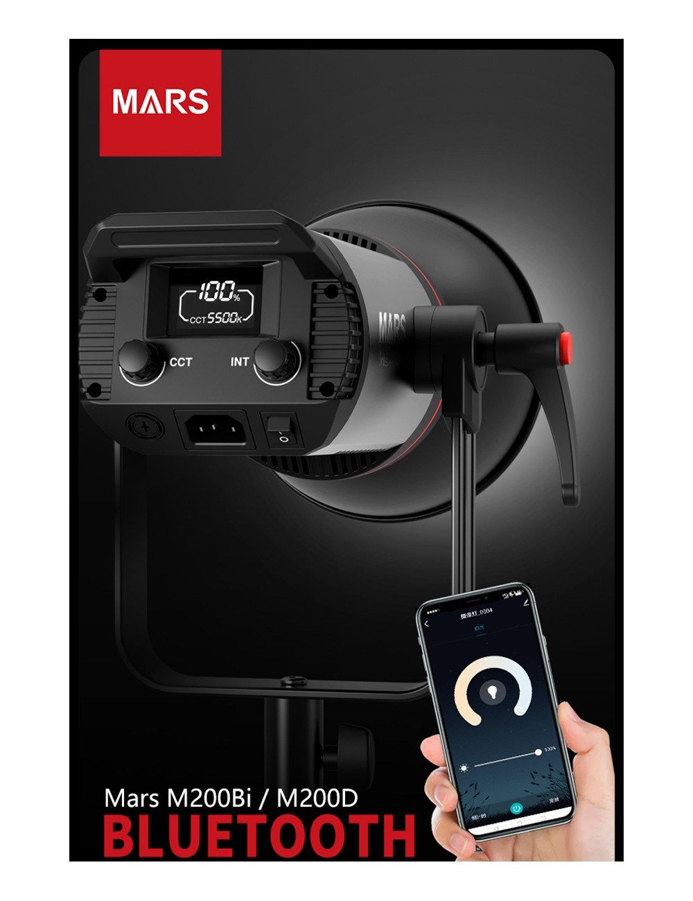 Triopo M-200D Mars Cañón Led 200w Luz Día