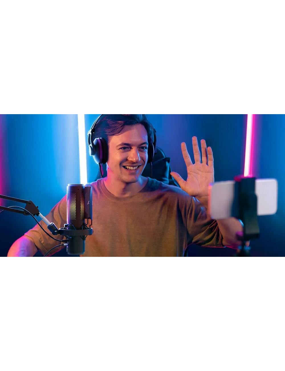 Boya K9-MIC Micrófono USB Condensador Vibrant Lighting